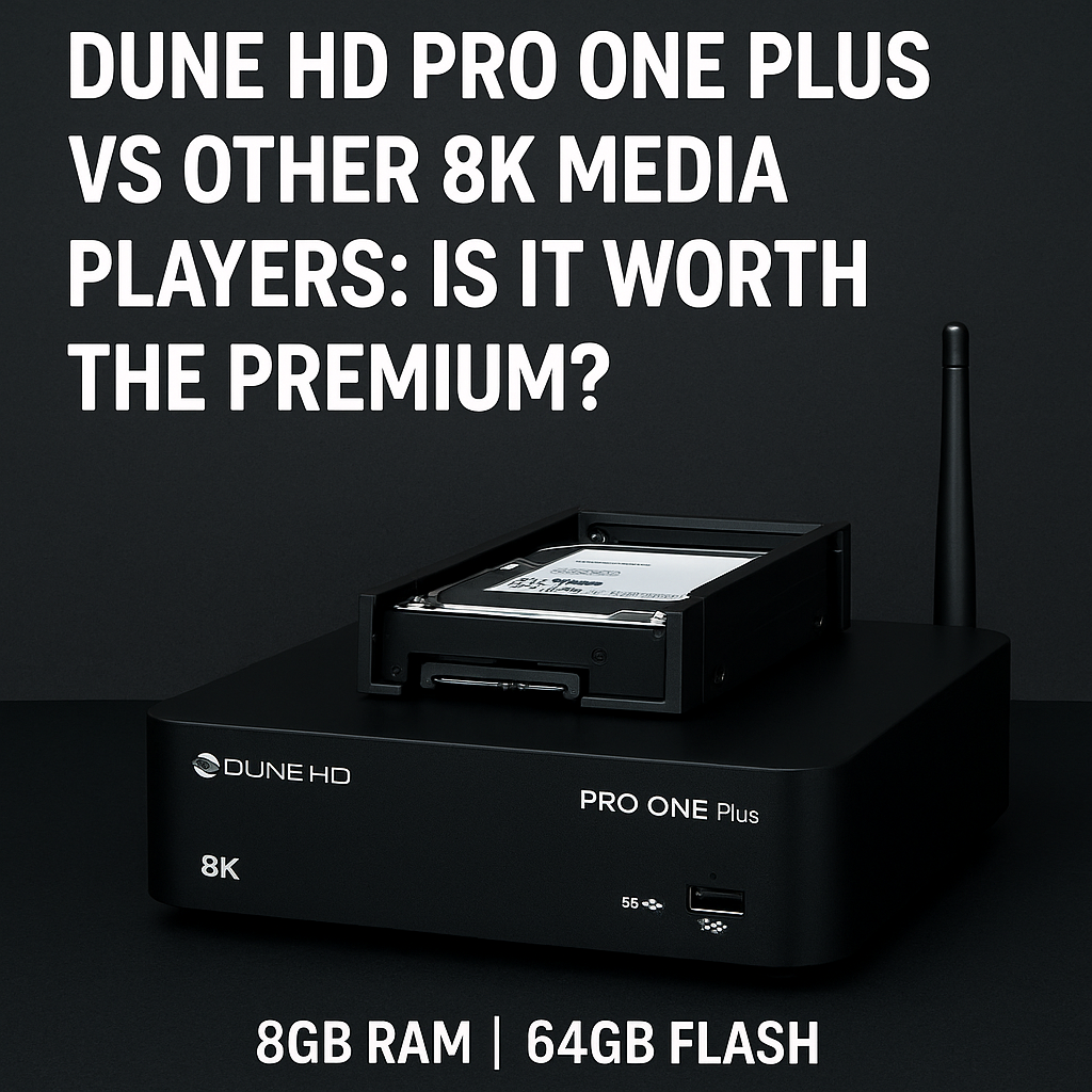 Dune HD Pro One Plus vs Other 8K Players | Is It Worth It? | Pete Organics
