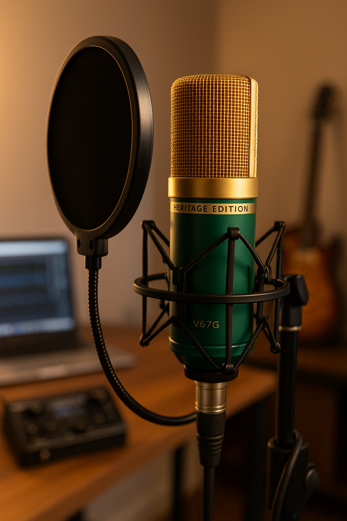 MXL V67G Heritage Edition: Best Affordable Vocal Mic | Pete Organics