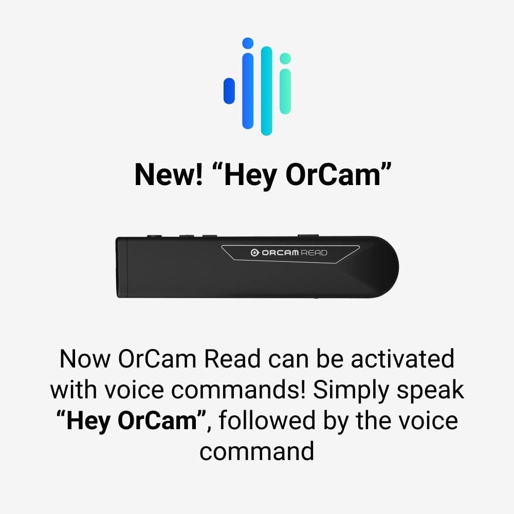 OrCam Read Smart - AI Assistive Reader with Smart Reading Books Feature ...